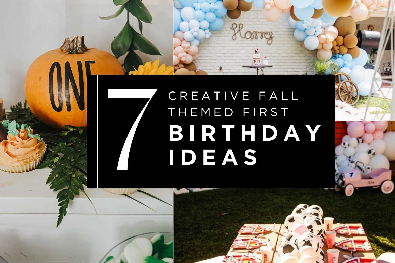 Cozy and Creative Fall Themed First Birthday Ideas | Vowpaperie