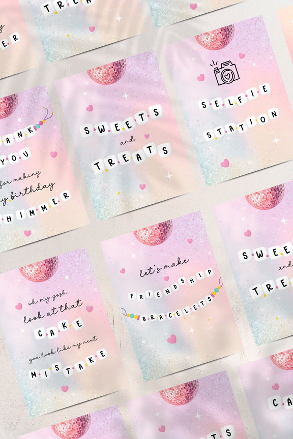 In My Birthday Era Birthday - Birthday Table Signs Bundle