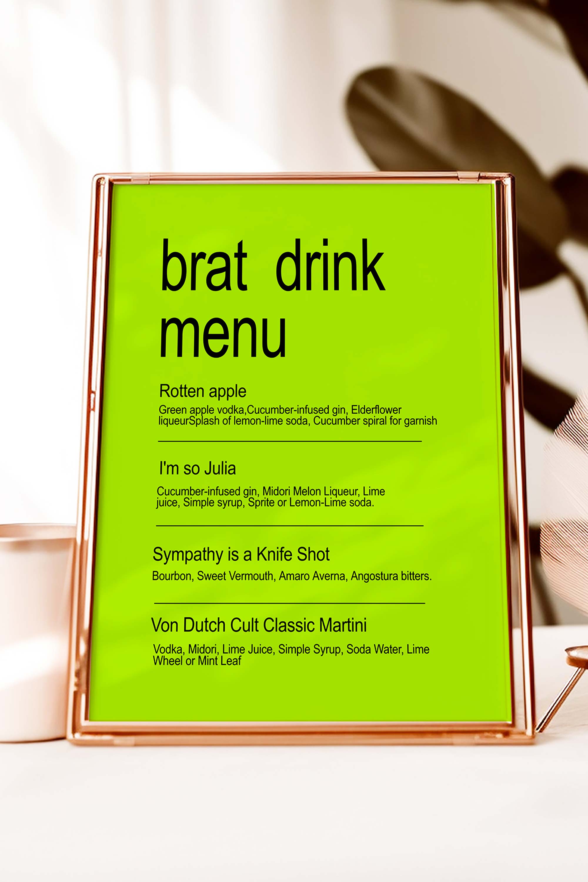 Shop the Brat Bar Menu Table Sign at the Lowest Price - Order Now ...