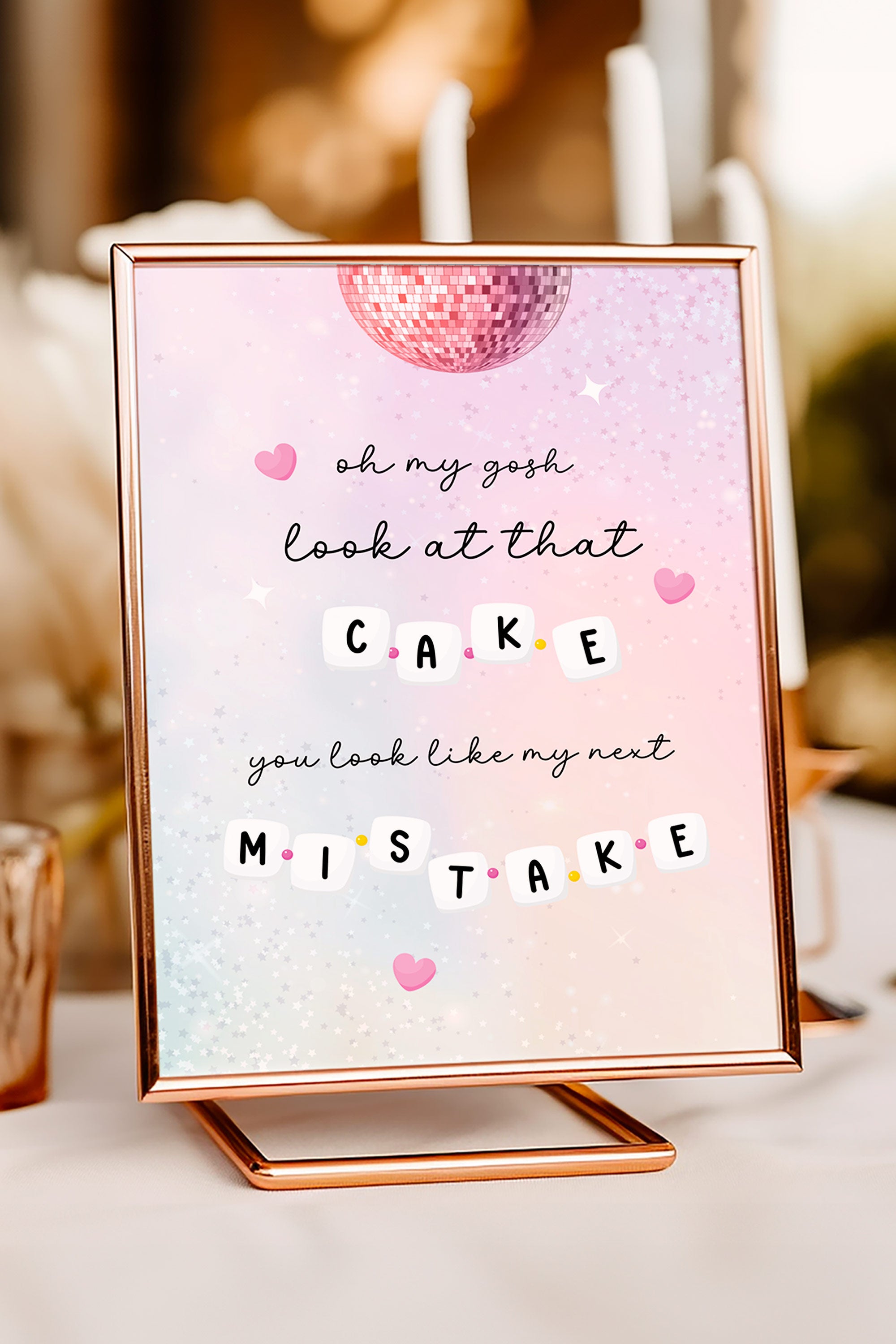 In My Birthday Era Birthday - Oh My Gosh Look at the Cake Table Sign ...