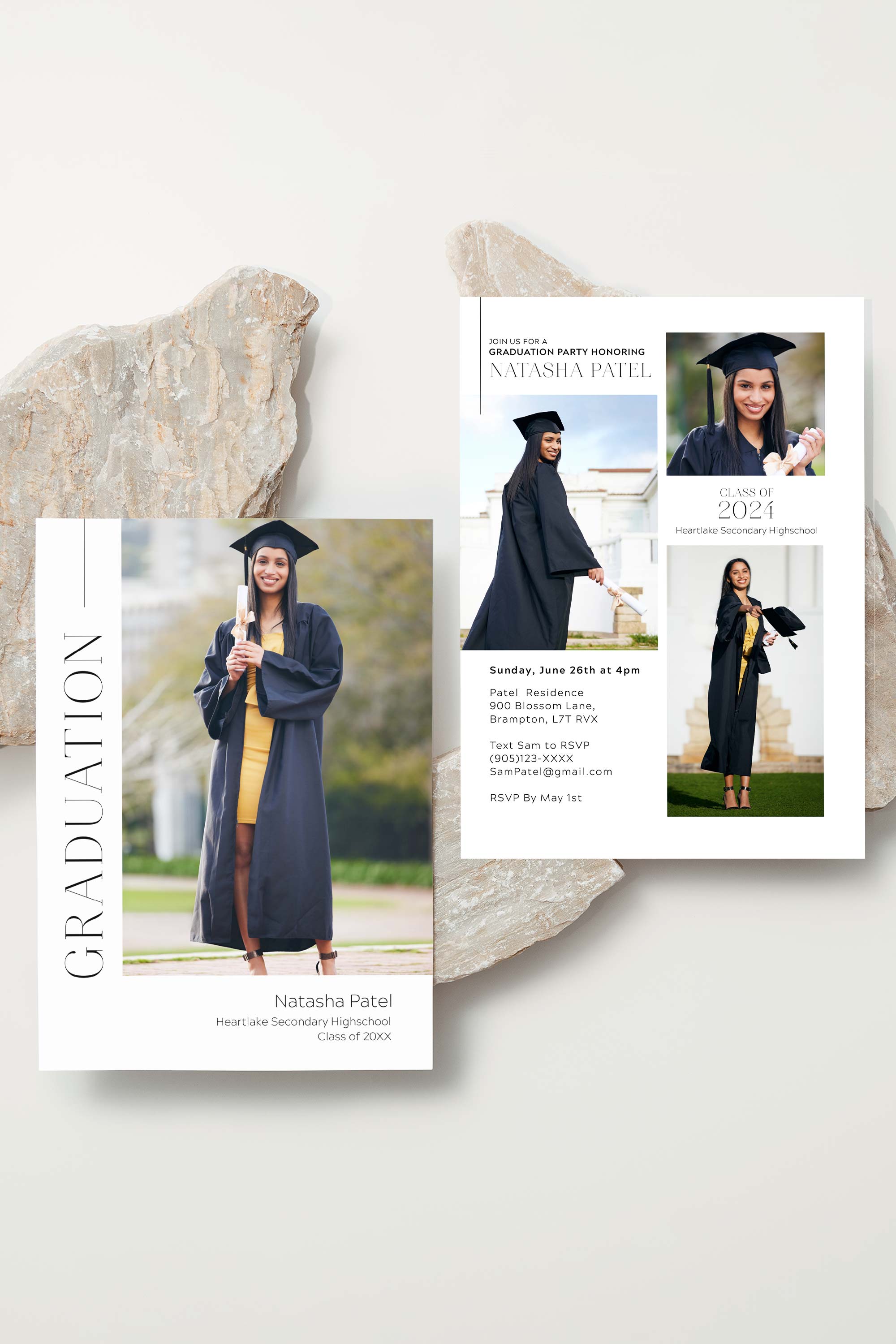 Personalized Graduation Invitation Card – Vowpaperie