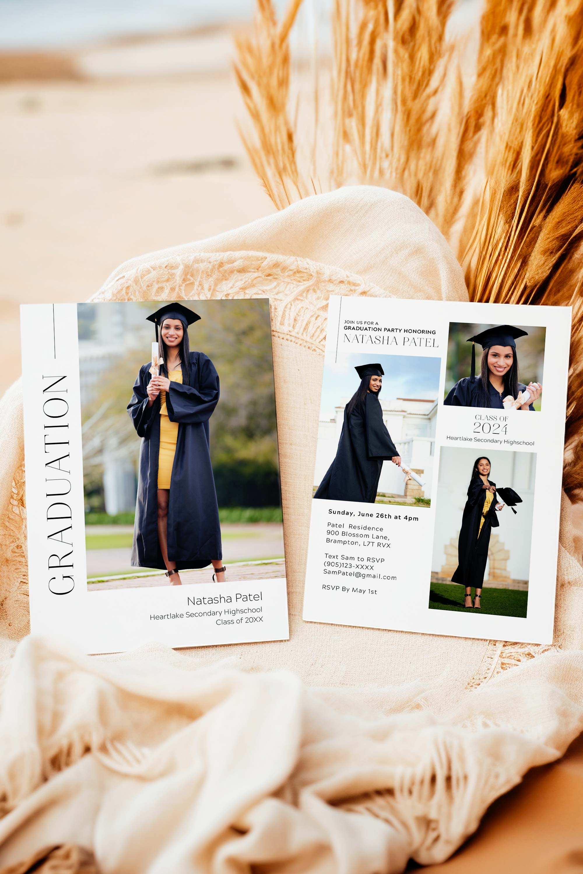 Personalized Graduation Invitation Card – Vowpaperie
